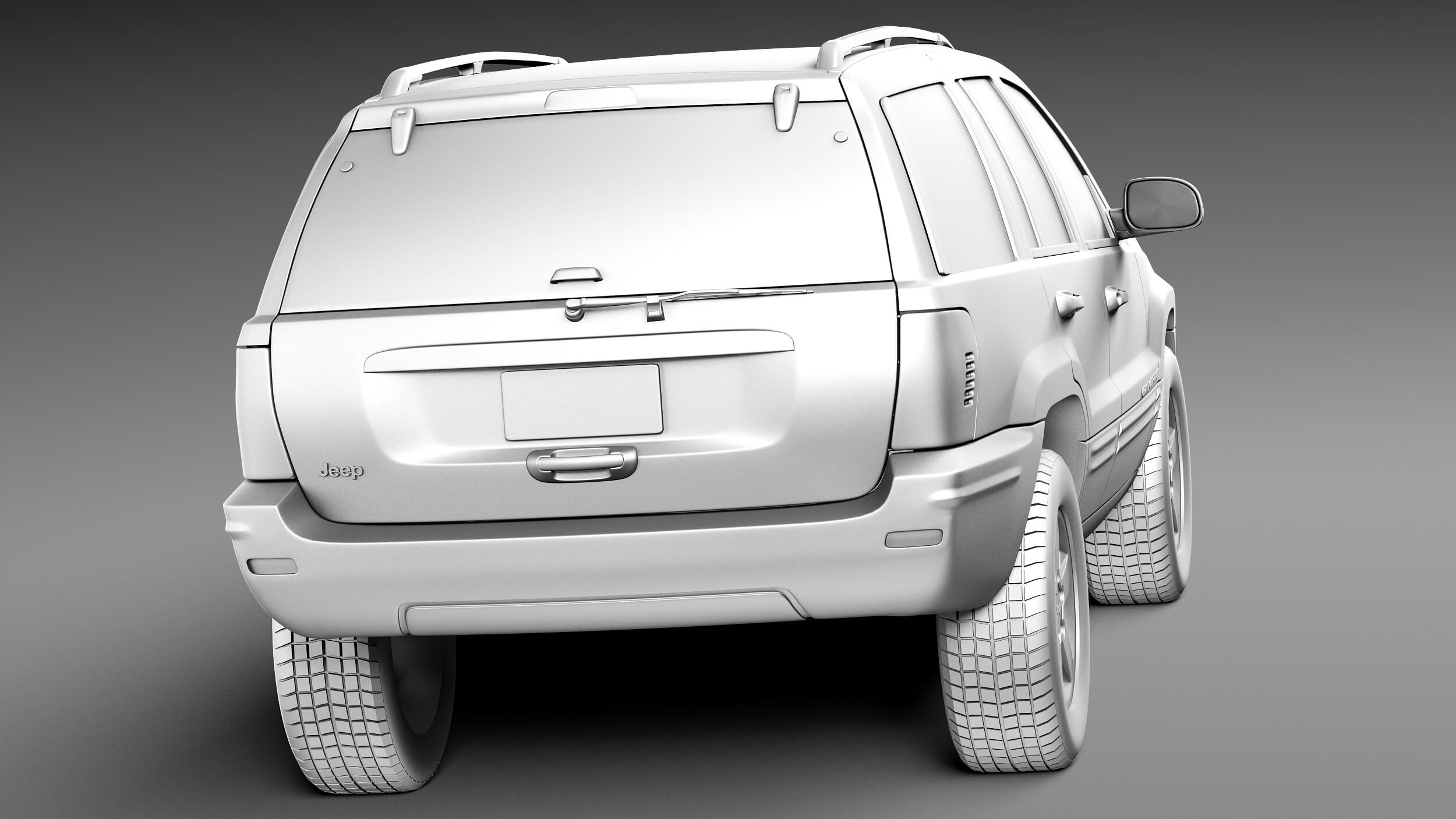 Jeep Grand Cherokee 1999-2005 3D Model by SQUIR