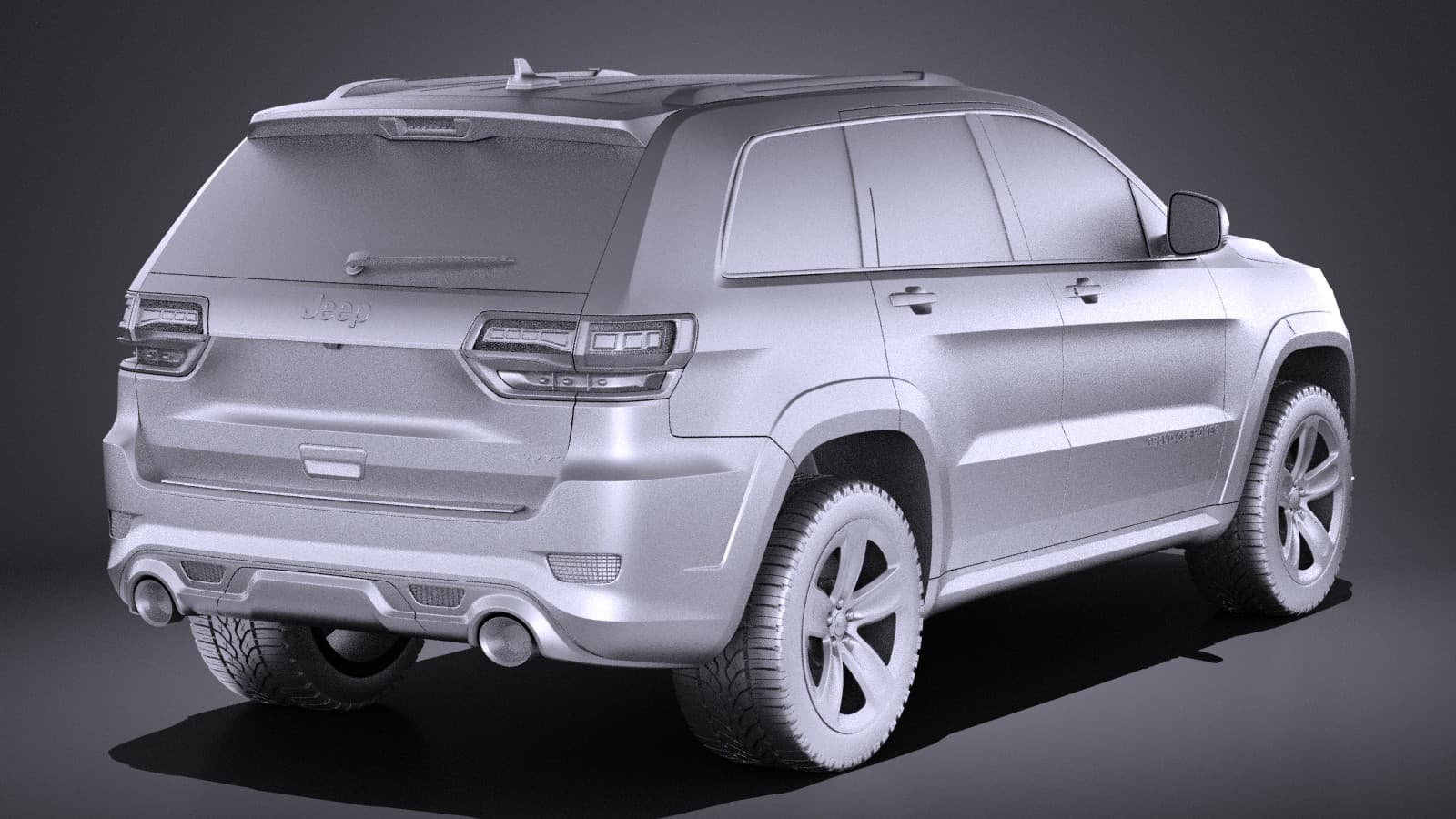 Jeep Grand Cherokee SRT 2016 (V-Ray) 3D Model by SQUIR