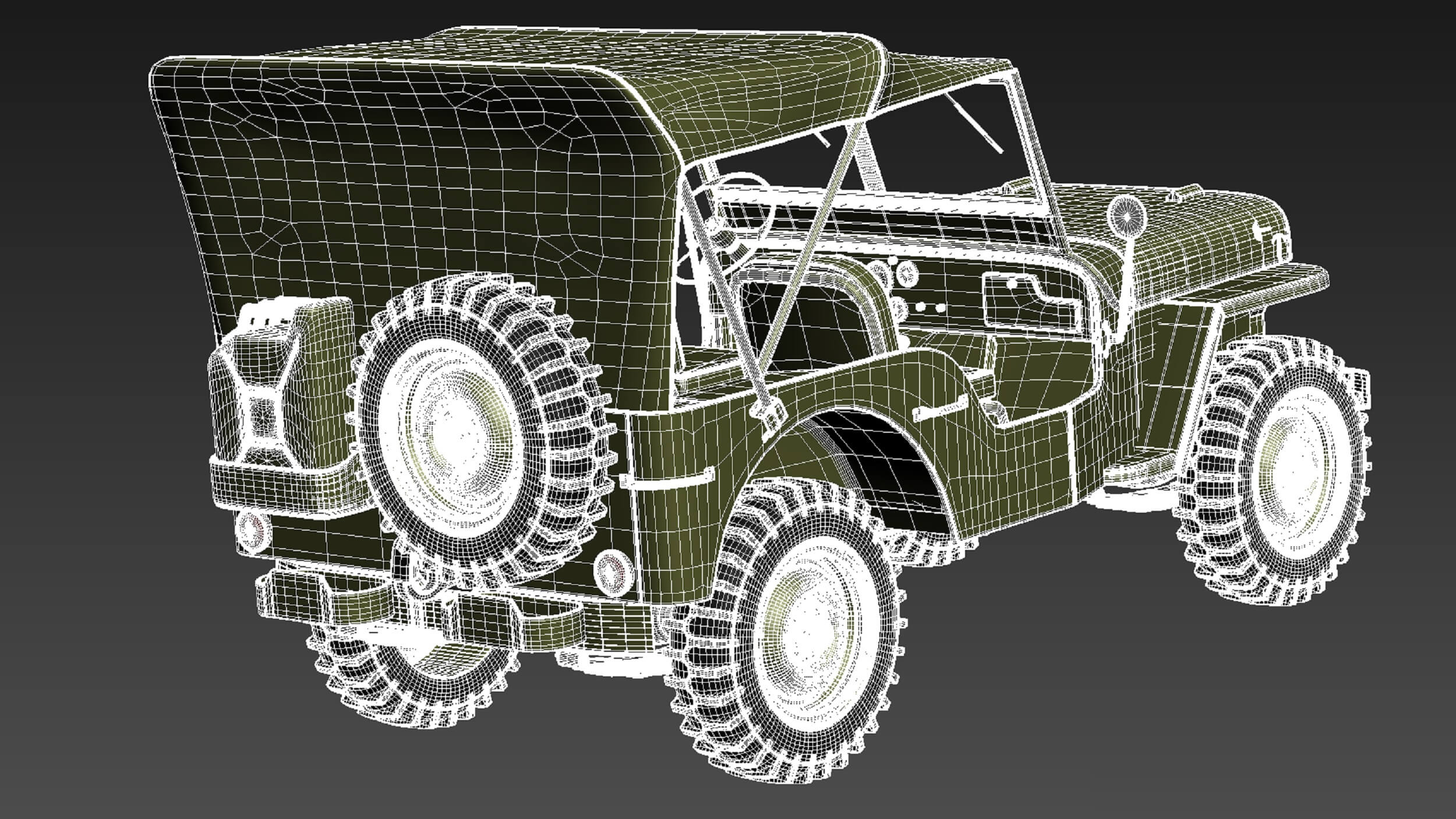 Jeep Willys MB WW2 - 3D Model by SQUIR