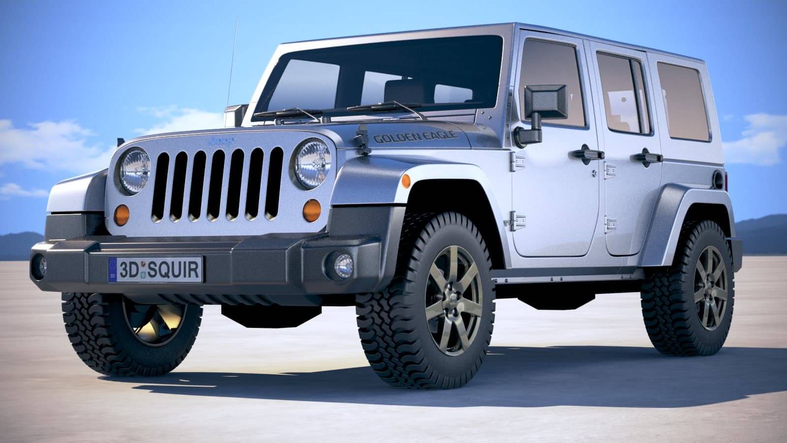 Jeep Wrangler Golden Eagle 2017 - 3D Model by SQUIR