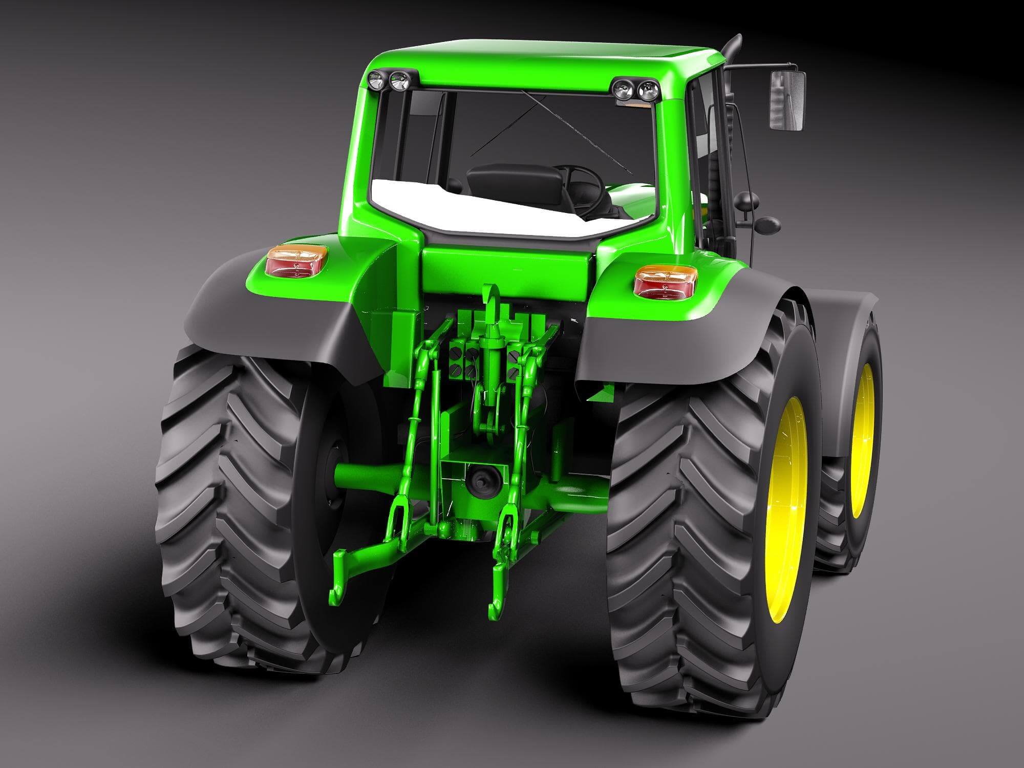 John Deere 6930 Tractor - 3D Model by SQUIR
