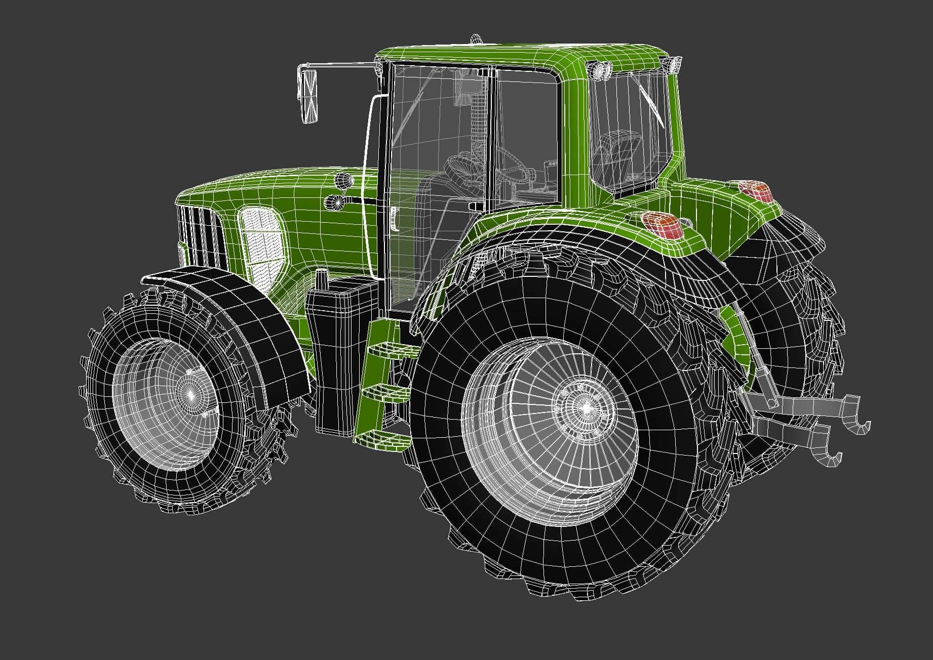 John Deere 6930 Tractor - 3D Model by SQUIR