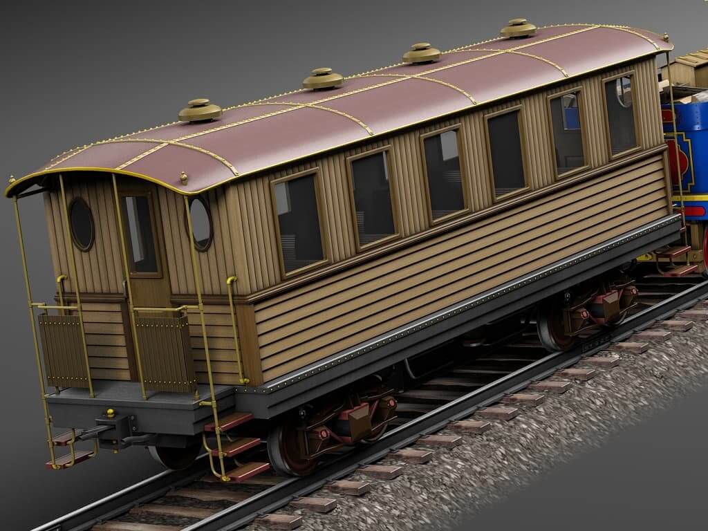 Jupiter Steam Train - 3D Model by SQUIR