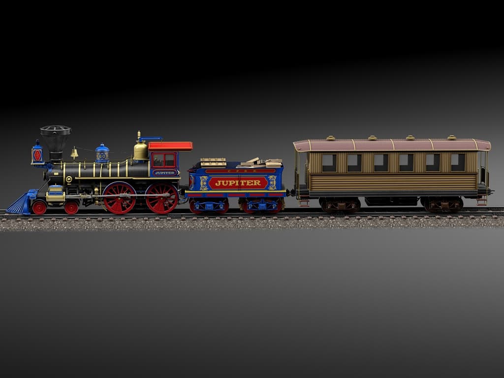 Jupiter Steam Train - 3D Model by SQUIR