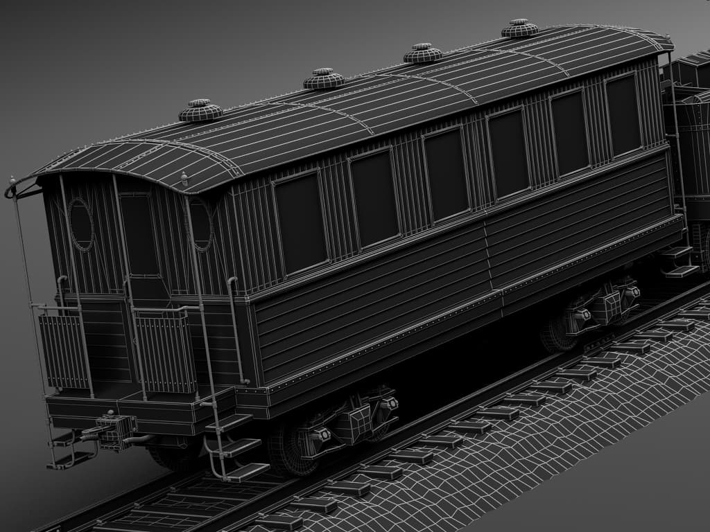 Jupiter Steam Train - 3D Model by SQUIR