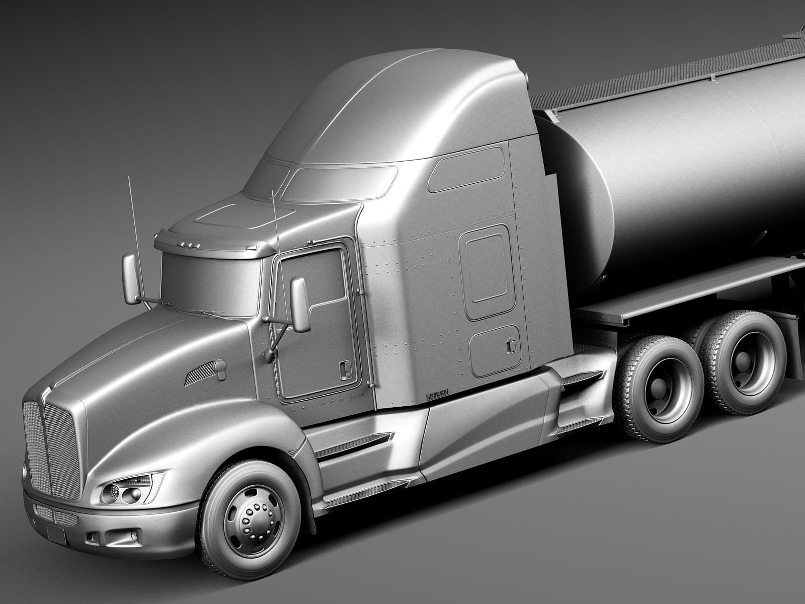 Kenworth T660 Tanker 2015 - 3D Model by SQUIR