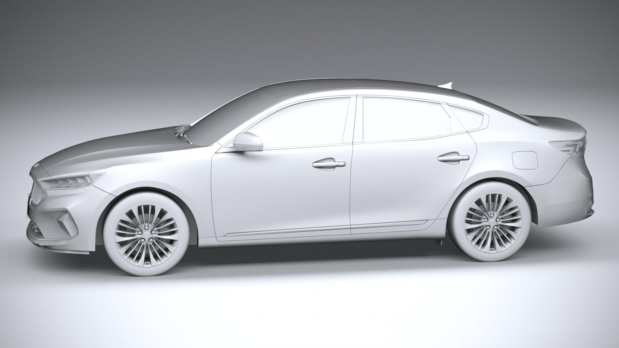 Kia Cadenza 2020 - 3D Model by SQUIR