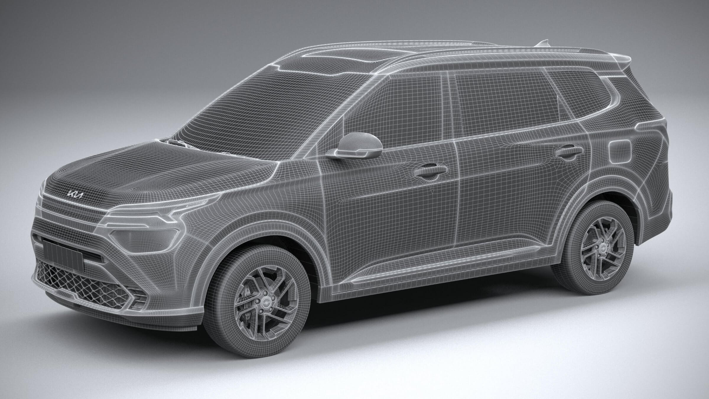 Kia Carens 2022 - 3D Model by SQUIR