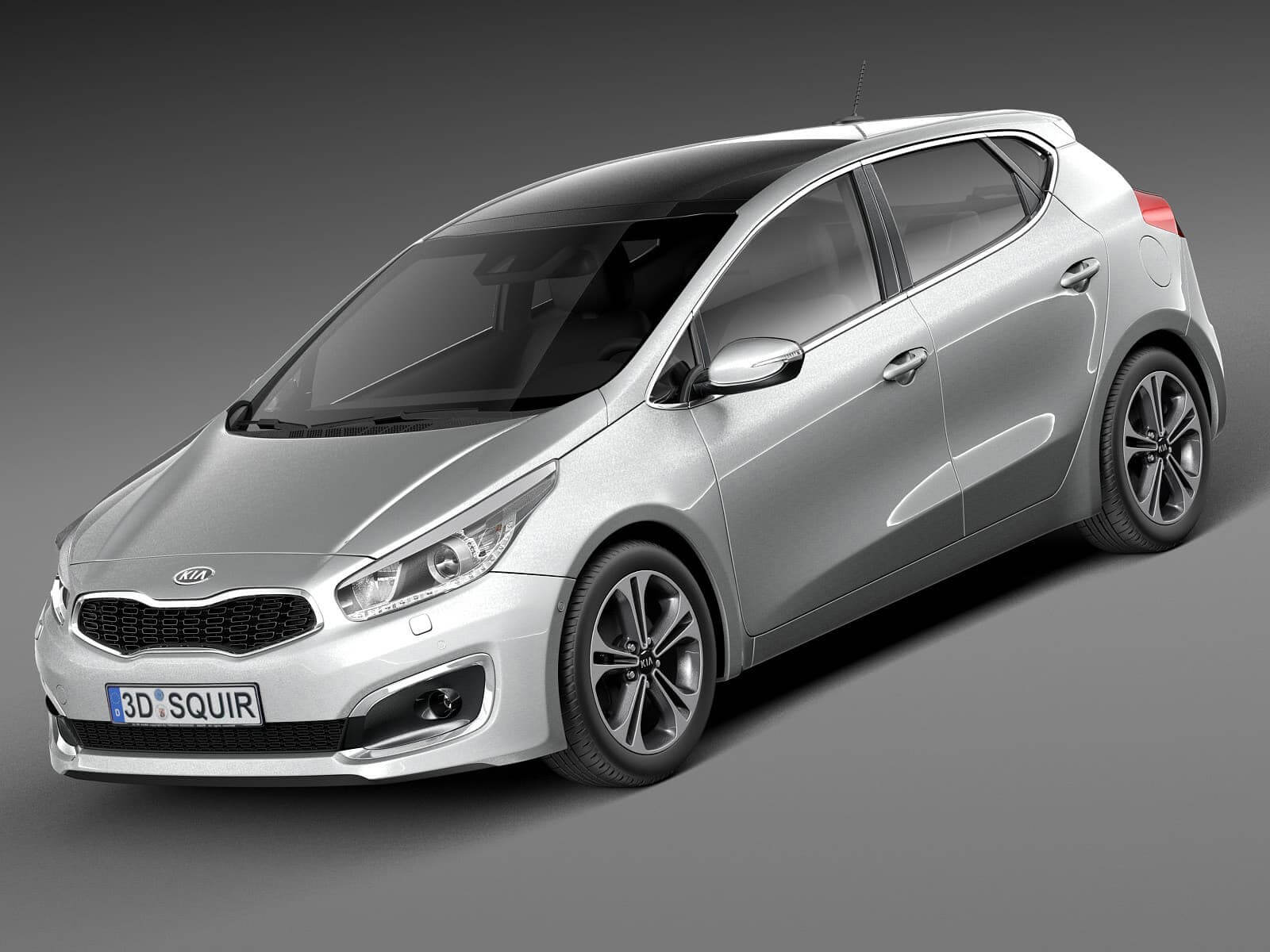 Kia Ceed 5 Door 2016 - 3D Model by SQUIR