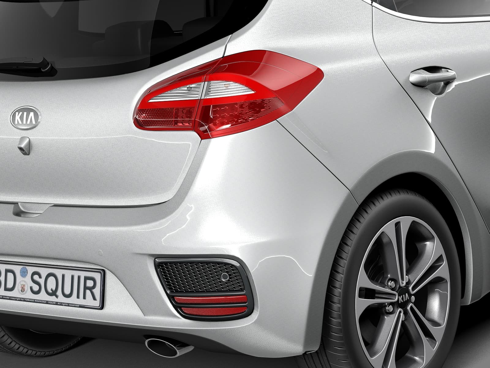 Kia Ceed 5 Door 2016 - 3D Model by SQUIR