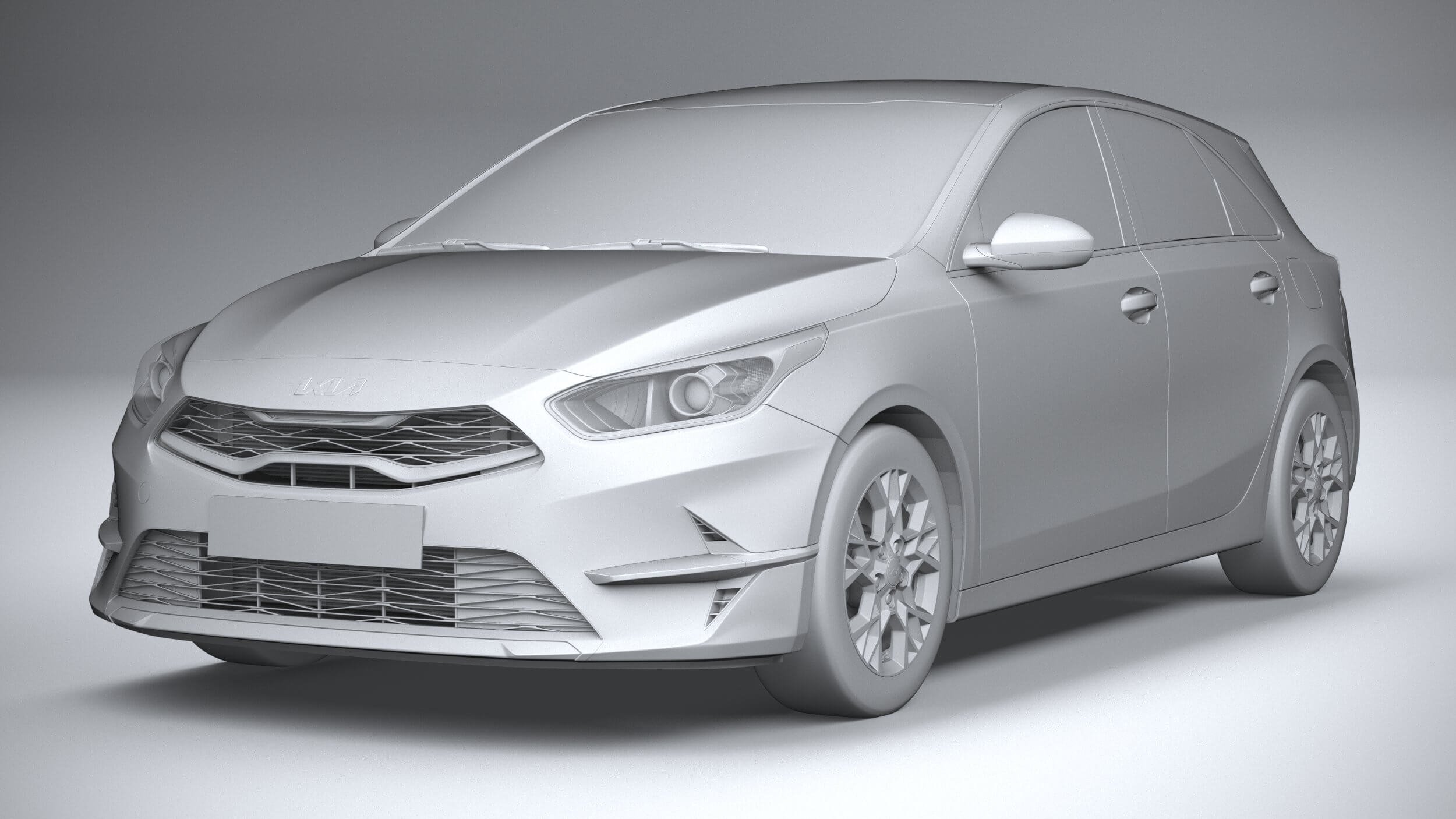 Kia Ceed Basic 2025 - 3D Model by SQUIR