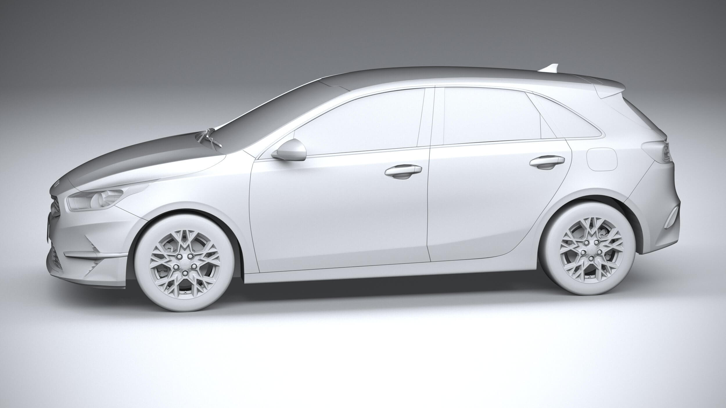Kia Ceed Basic 2025 - 3D Model by SQUIR