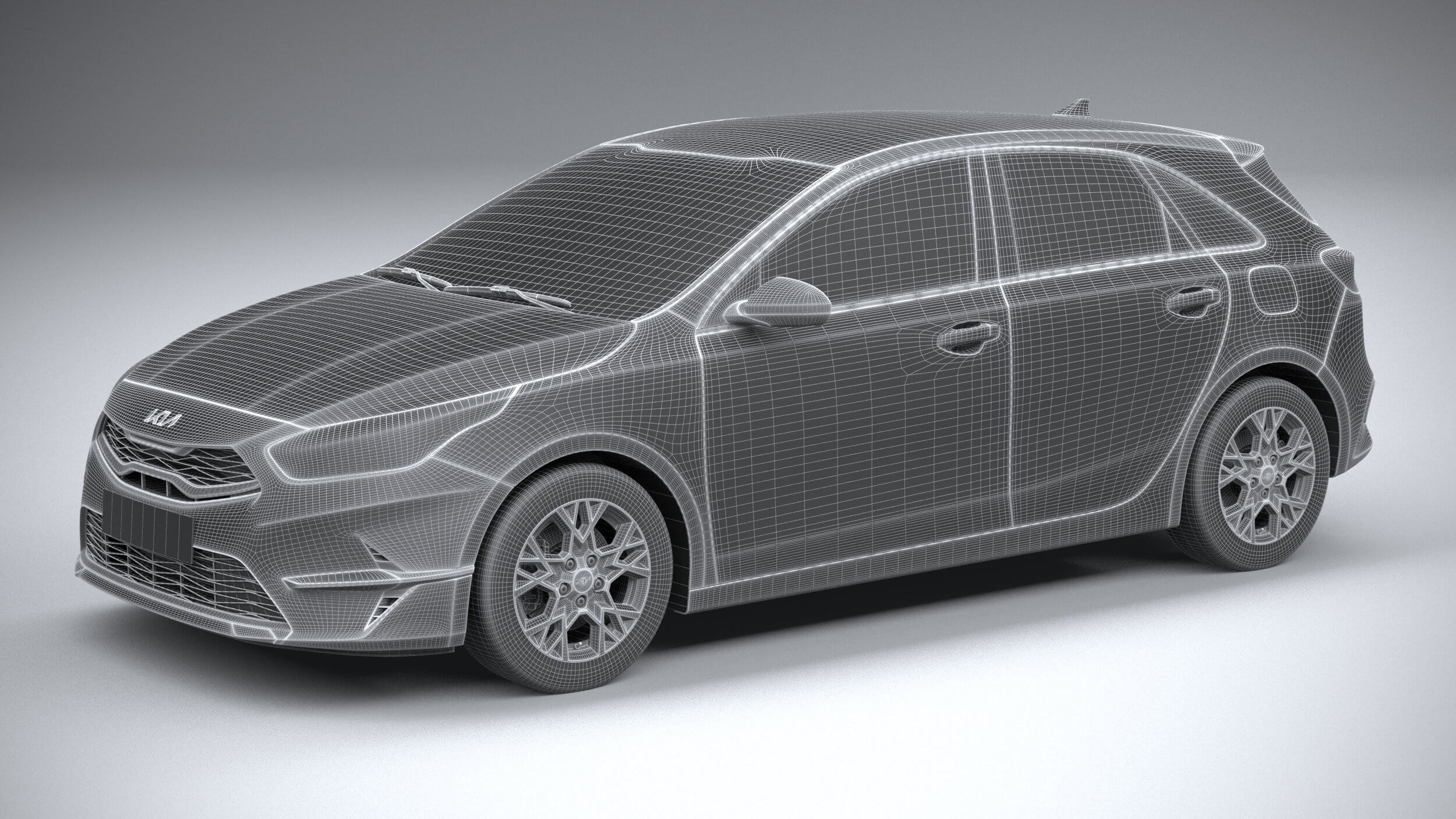 Kia Ceed Basic 2025 - 3D Model by SQUIR