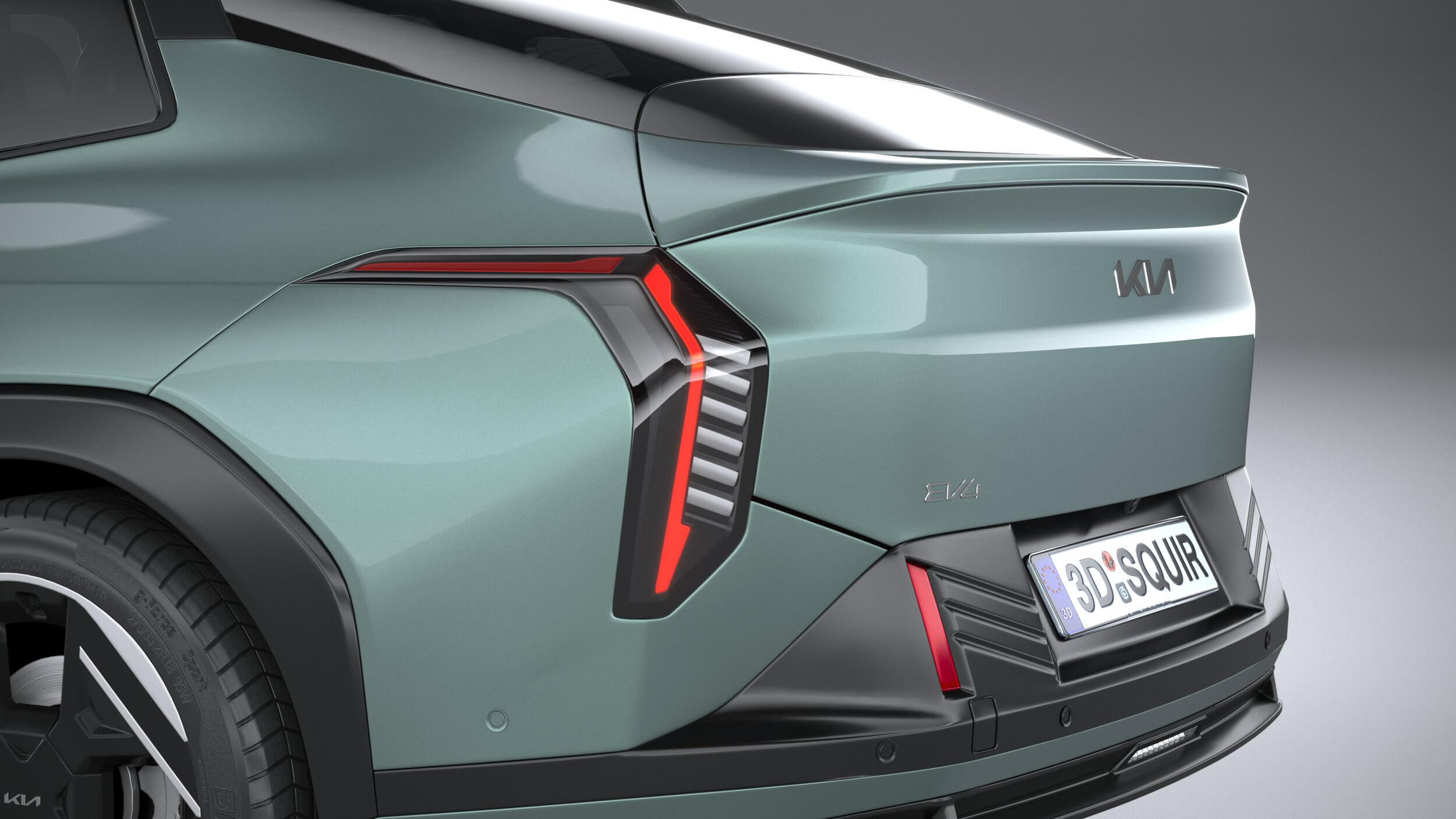 Kia EV4 2026 - 3D Model by SQUIR