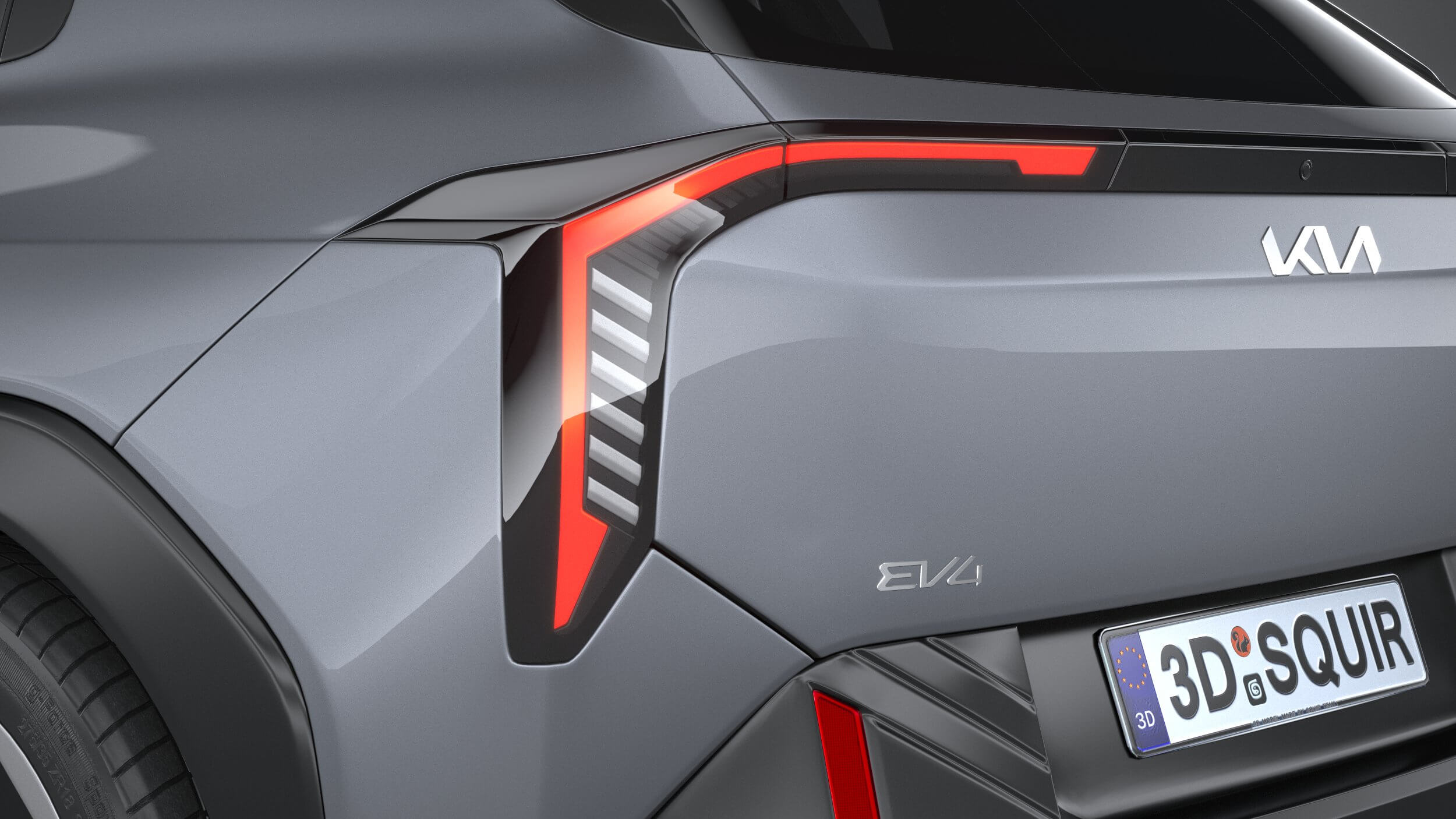 Kia EV4 Hatchback 2026 - 3D Model by SQUIR