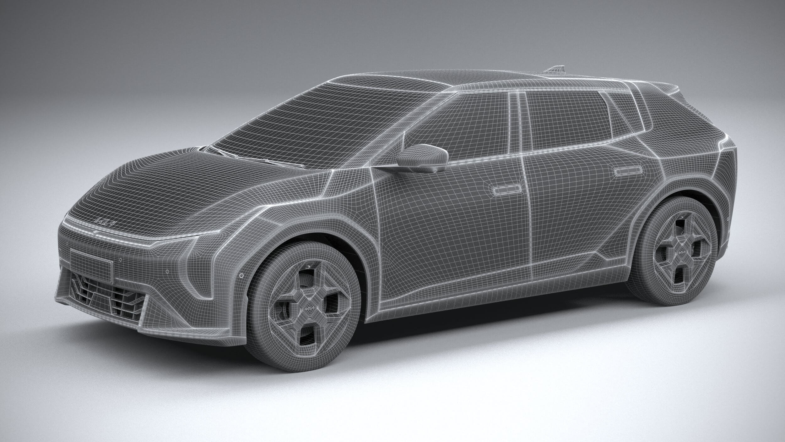 Kia EV4 Hatchback 2026 - 3D Model by SQUIR