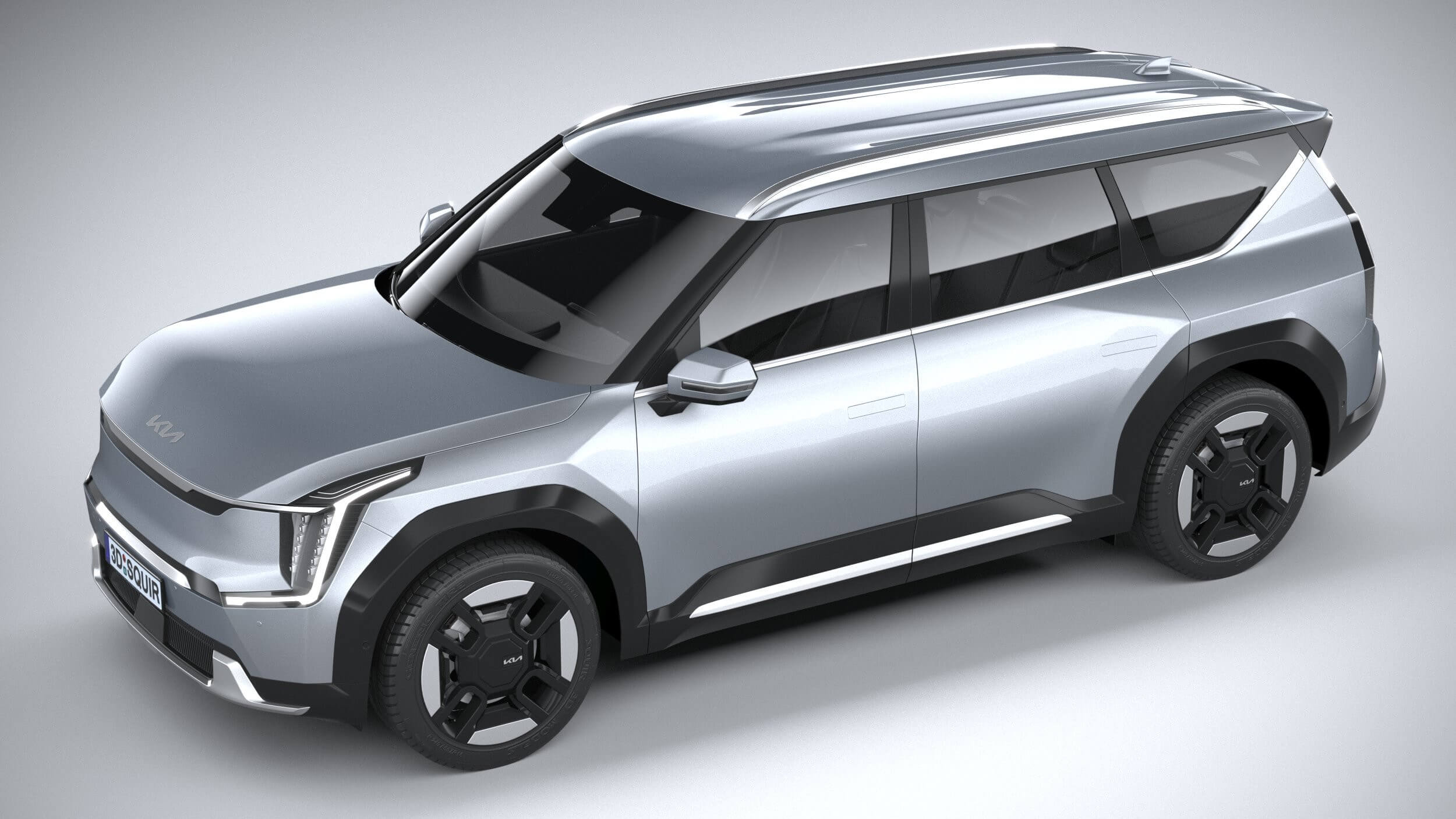 Kia EV9 2024 - 3D Model by SQUIR