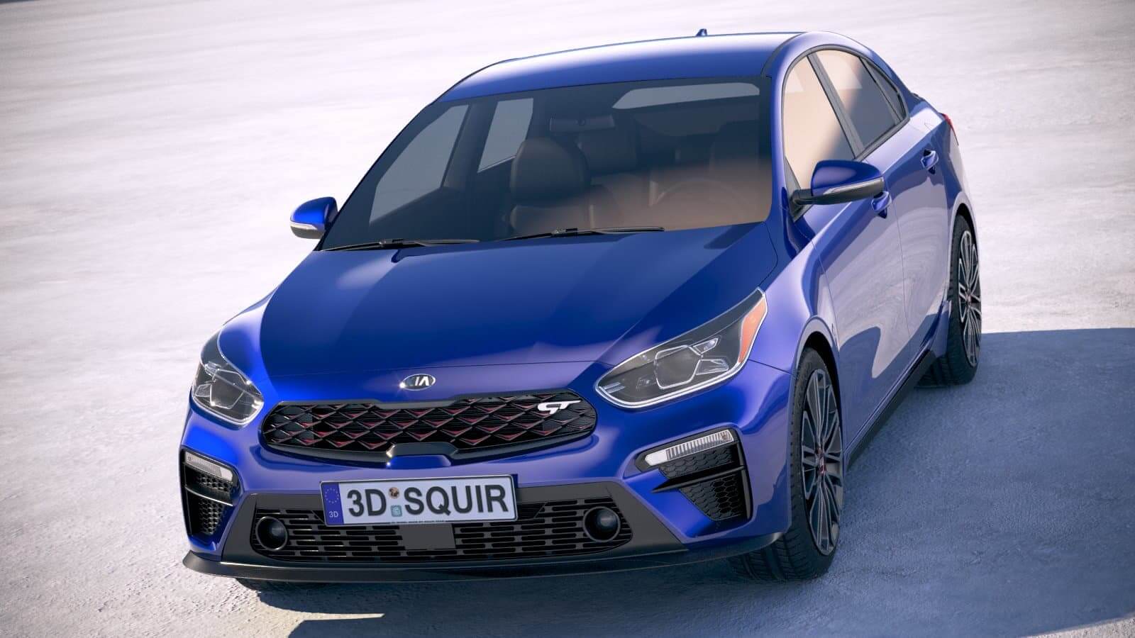 Kia Forte GT 2019 - 3D Model by SQUIR