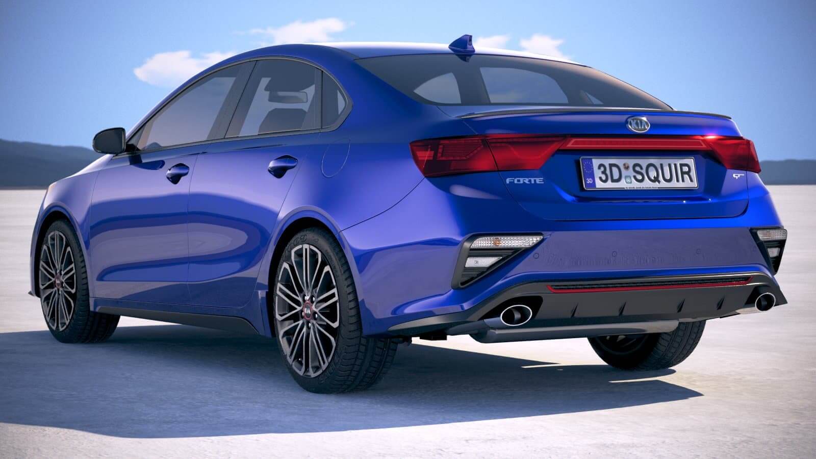 Kia Forte GT 2019 - 3D Model by SQUIR