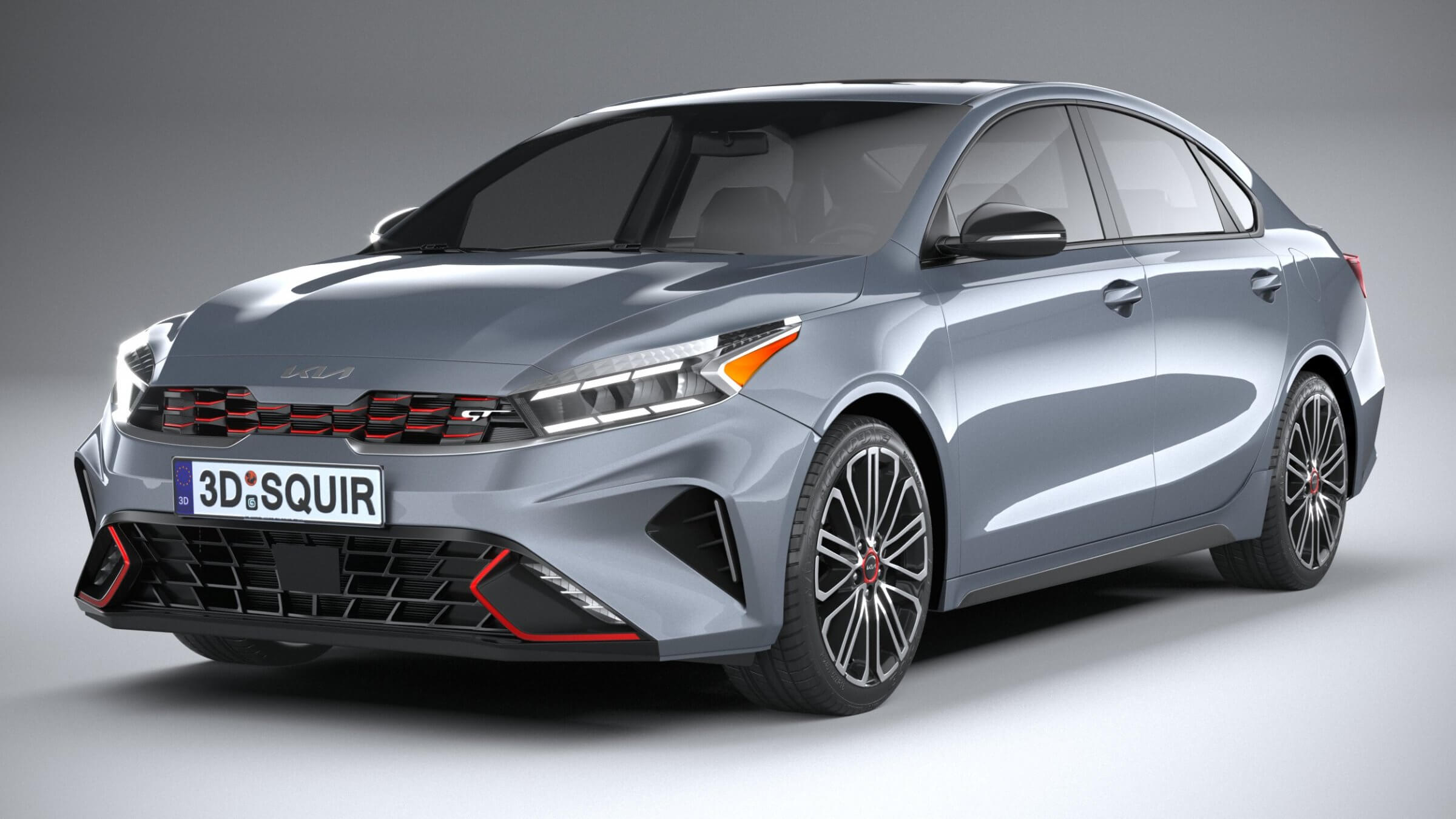 Kia Forte GT 2022 - 3D Model by SQUIR