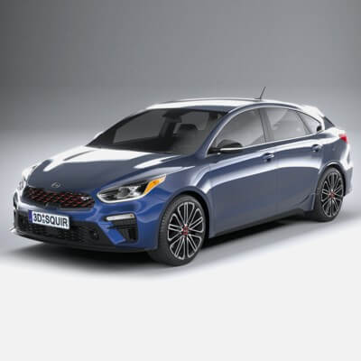 Kia Forte GT Hatchback 2021 - 3D Model by SQUIR