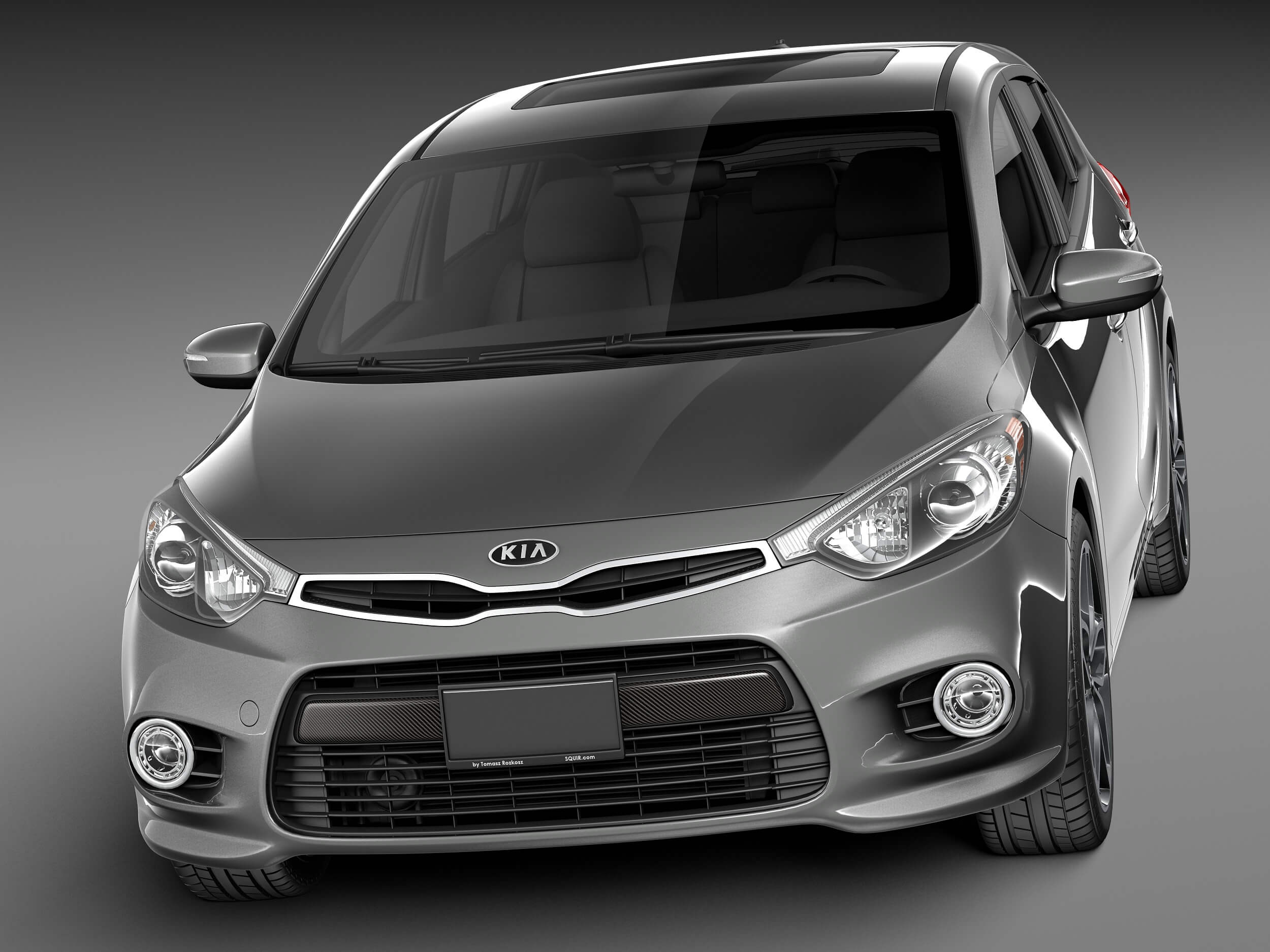 Kia Forte Hatchback 5 Door 2014 - 3D Model by SQUIR