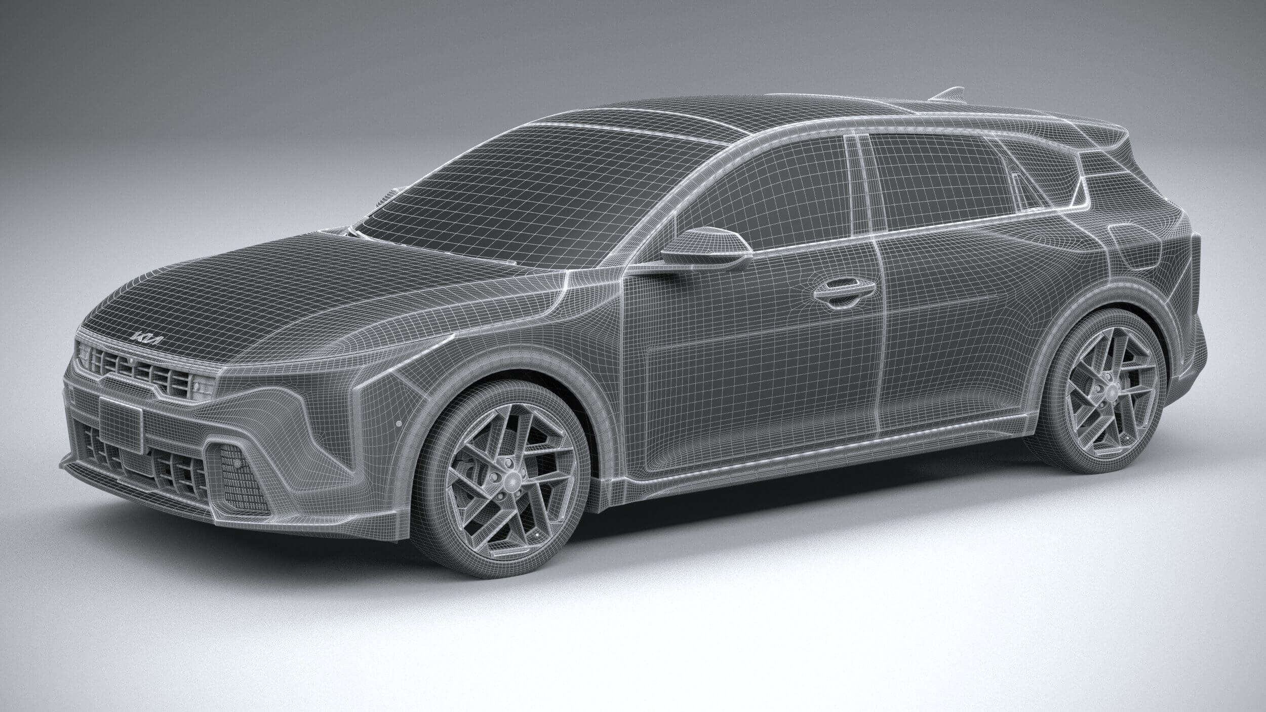 Kia K4 Hatchback 2025 - 3D Model by SQUIR