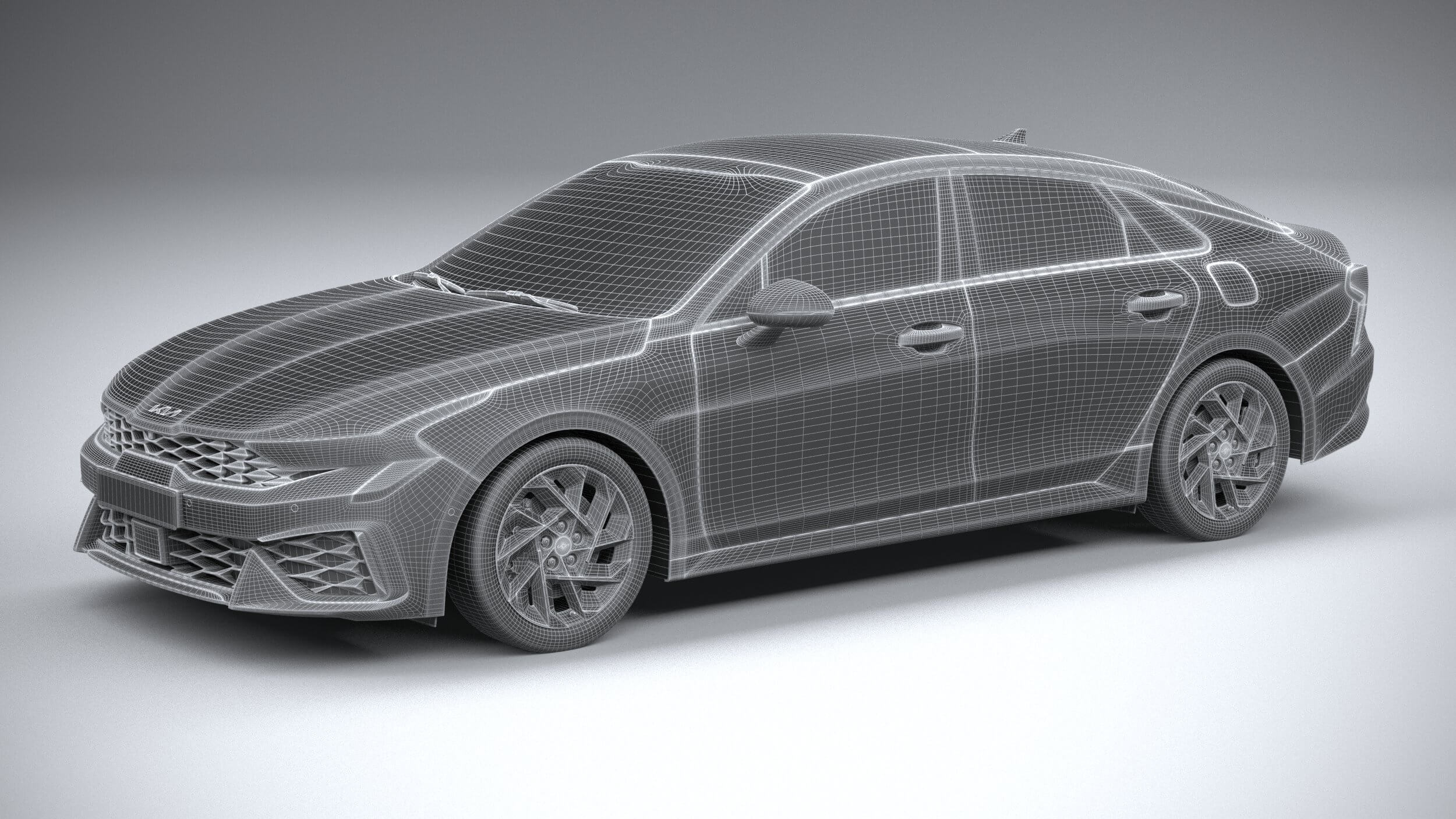 Kia K5 2025 sedan - 3D Model by SQUIR