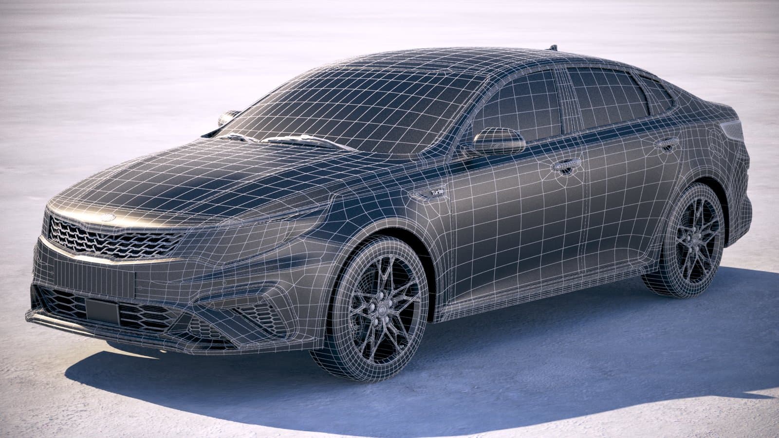 Kia Optima 2019 - 3D Model by SQUIR