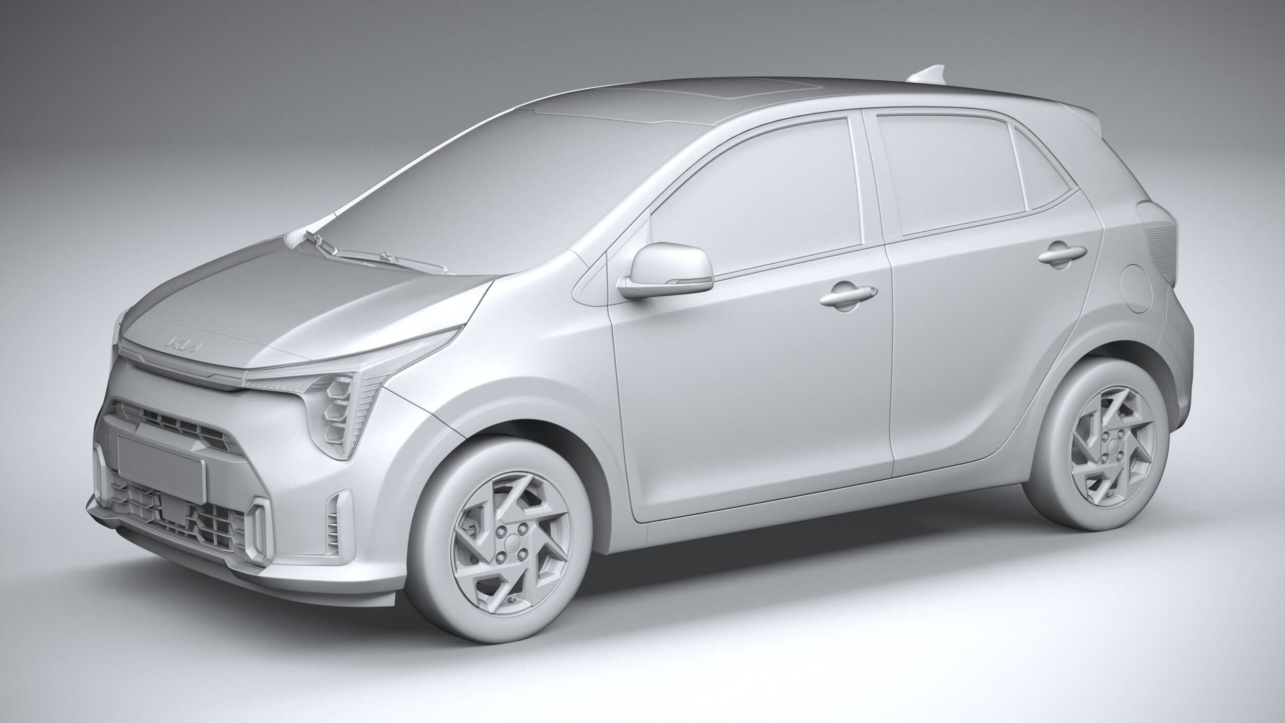 Kia Picanto Base 2024 - 3D Model by SQUIR