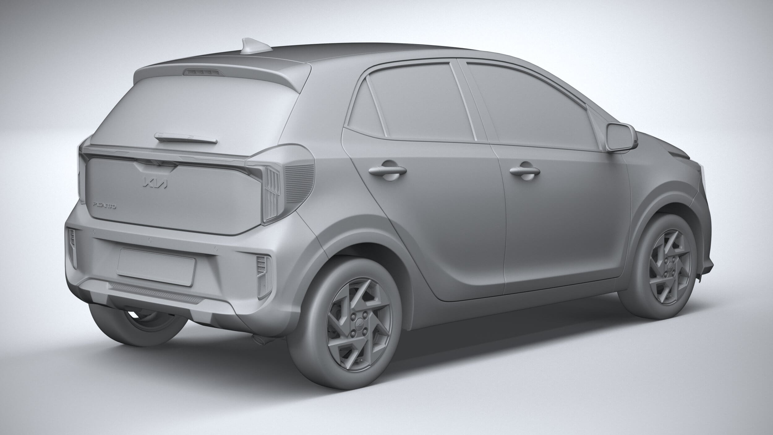 Kia Picanto Base 2024 - 3D Model by SQUIR