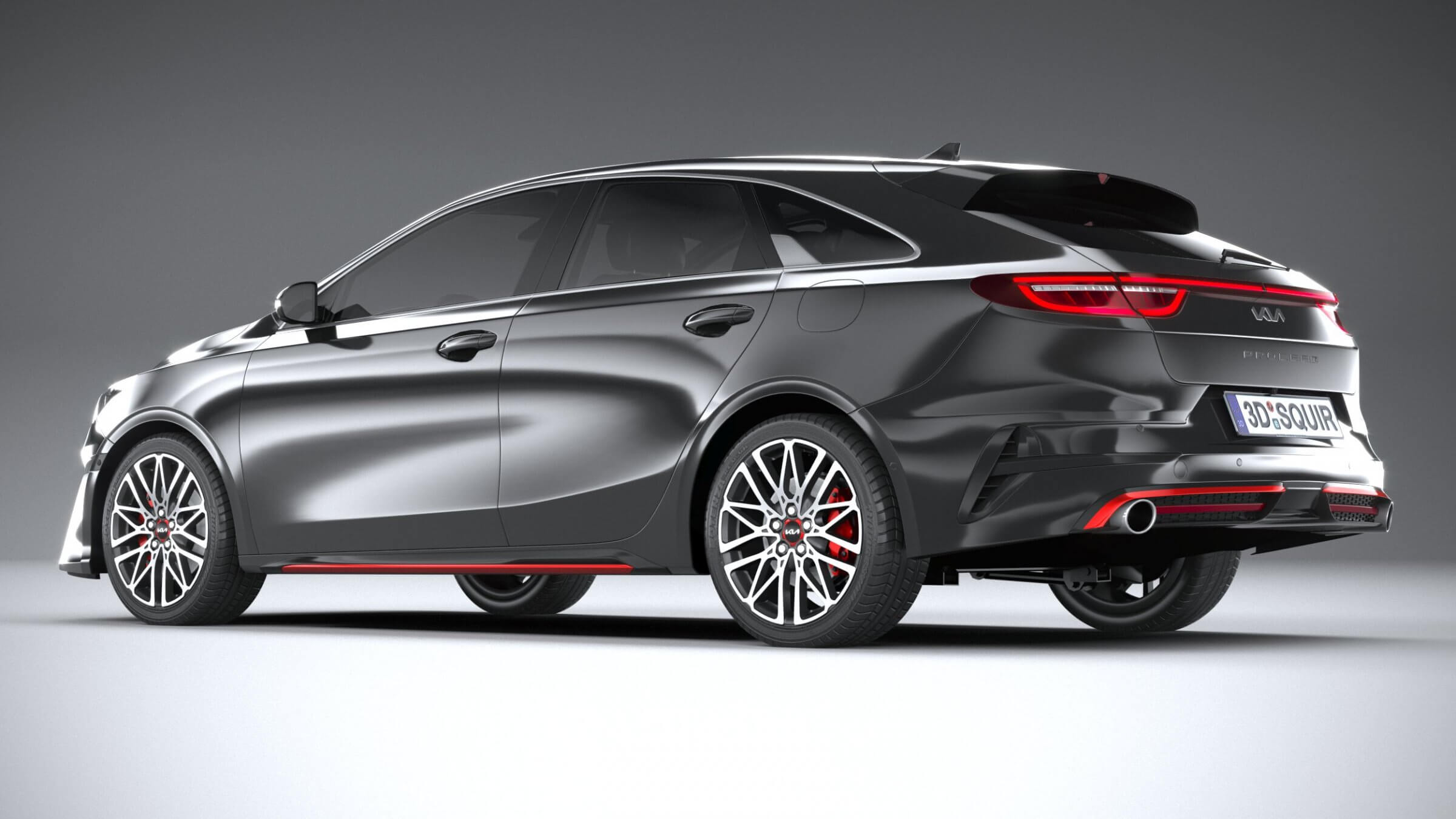 Kia ProCeed GT 2022 - 3D Model by SQUIR