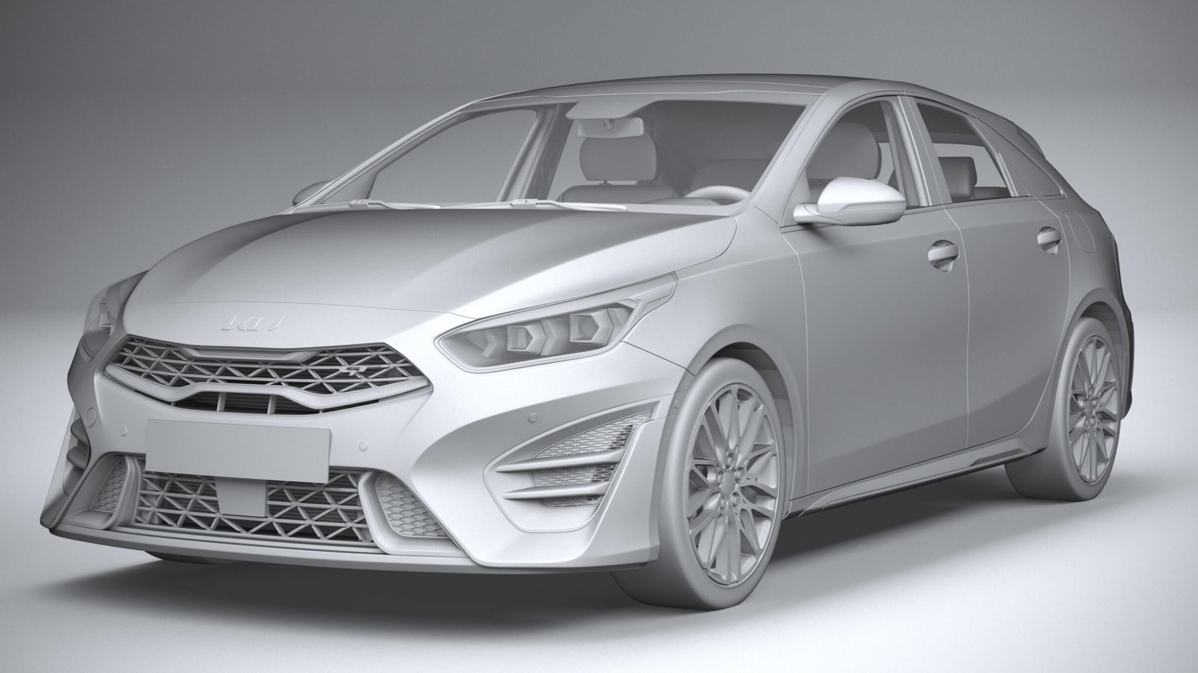 Kia ProCeed GT 2022 - 3D Model by SQUIR