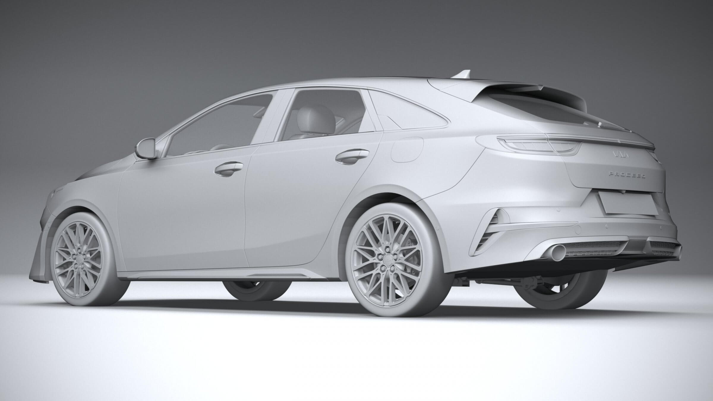 Kia ProCeed GT 2022 - 3D Model by SQUIR