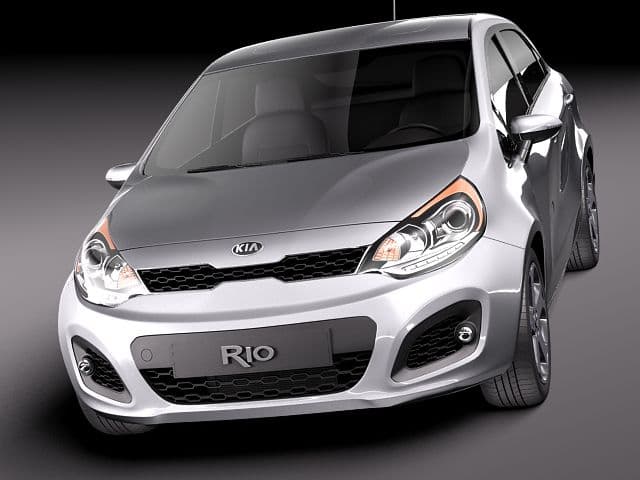 Kia Rio 2012 5 Door - 3D Model by SQUIR