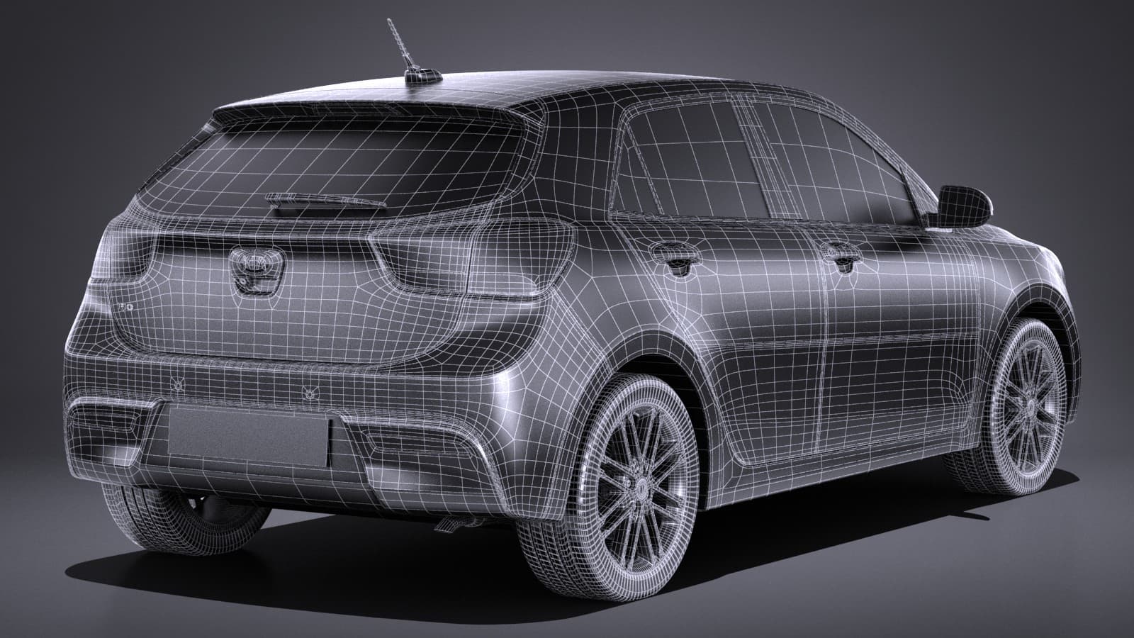 Kia Rio 2017 - 3D Model by SQUIR