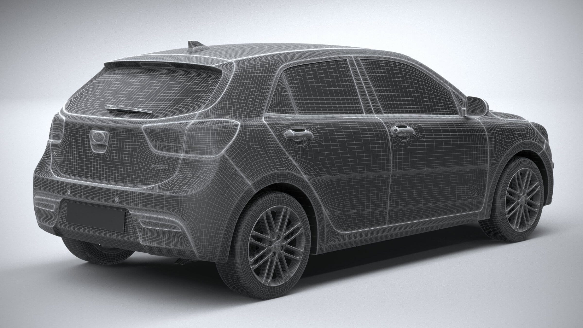 Kia Rio 2021 - 3D Model by SQUIR