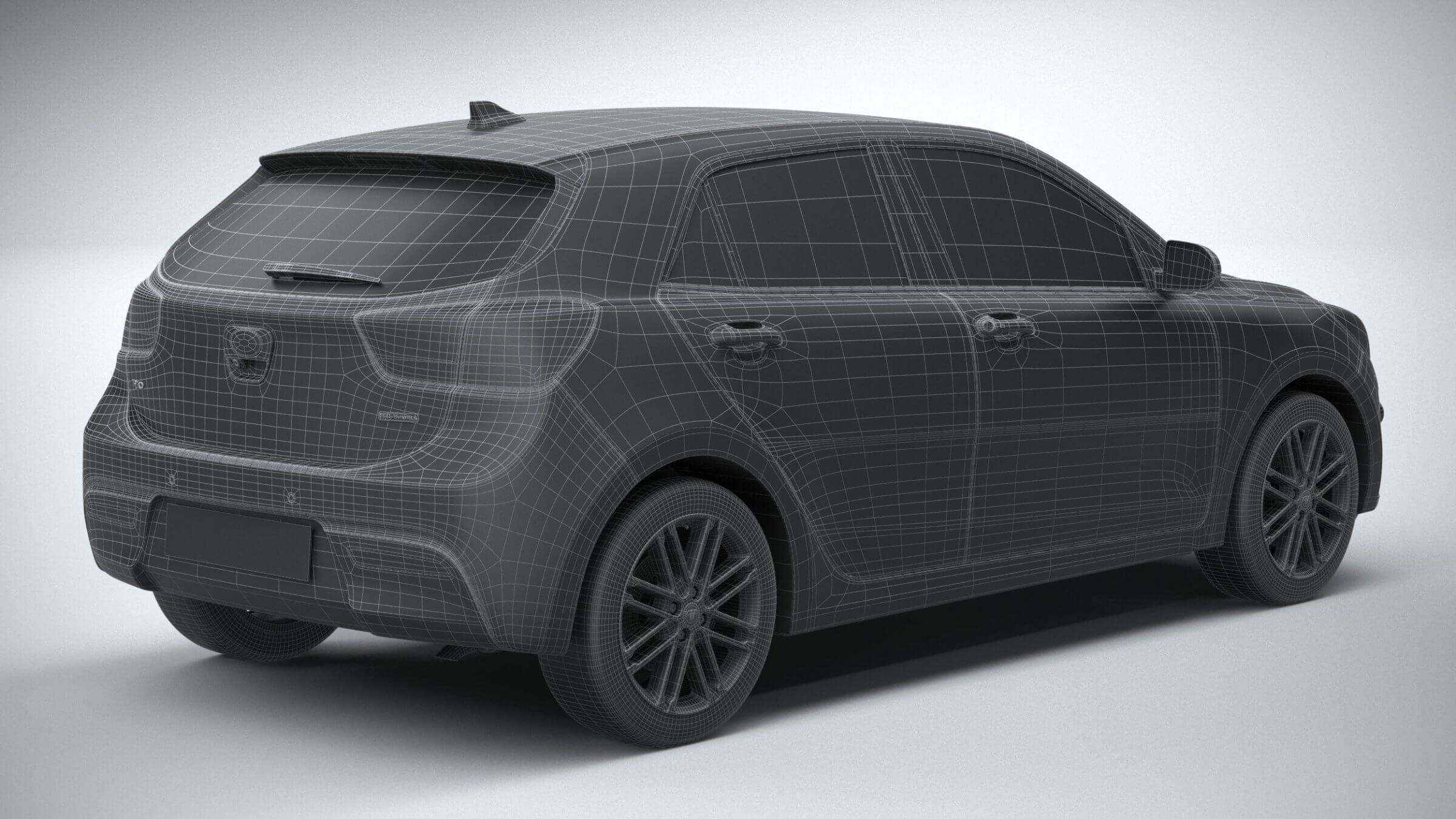Kia Rio 2021 - 3D Model by SQUIR