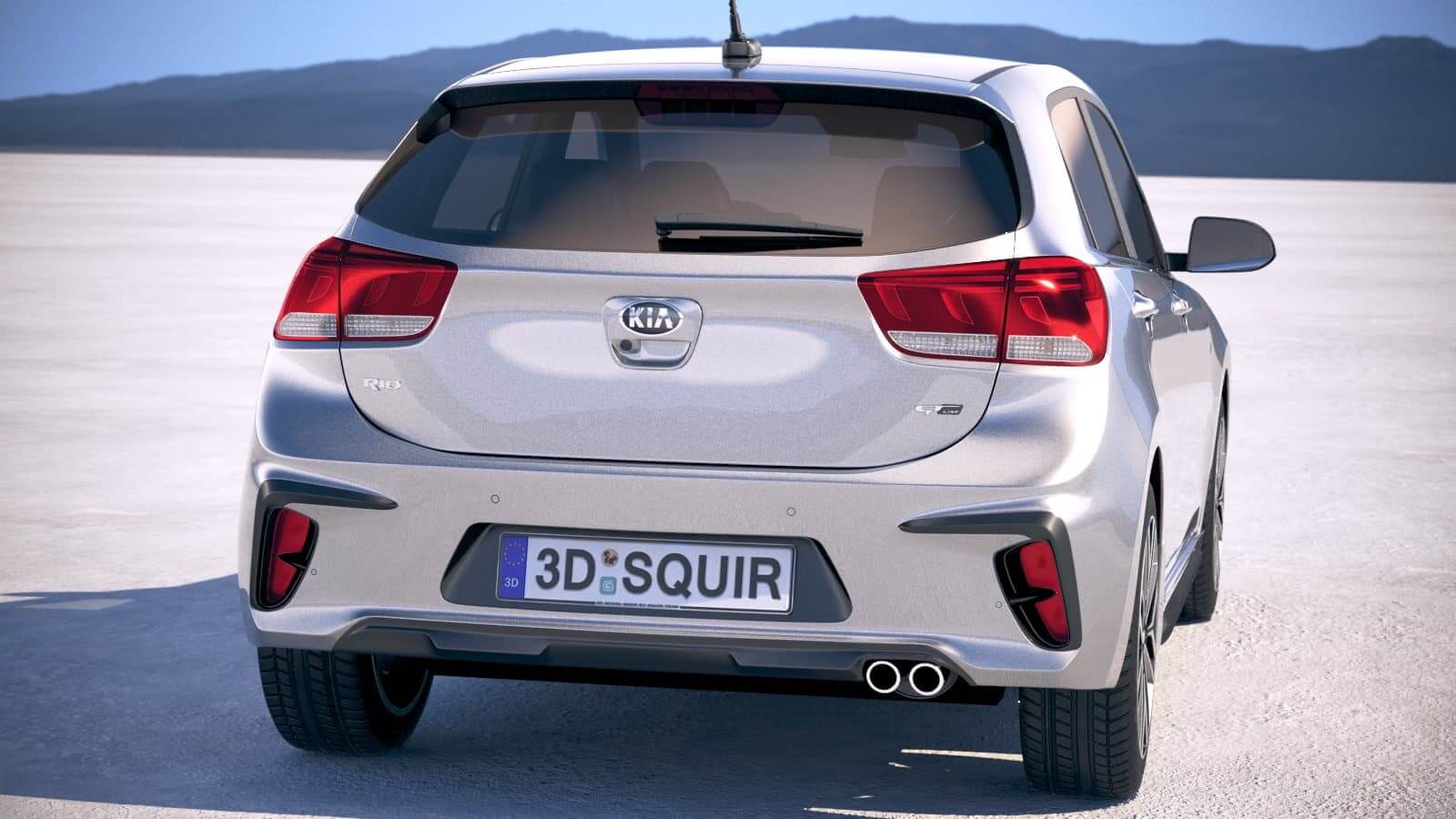 Kia Rio GT Line 2018 - 3D Model by SQUIR