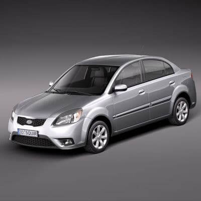 Kia Rio Sedan 2011 - 3D Model by SQUIR