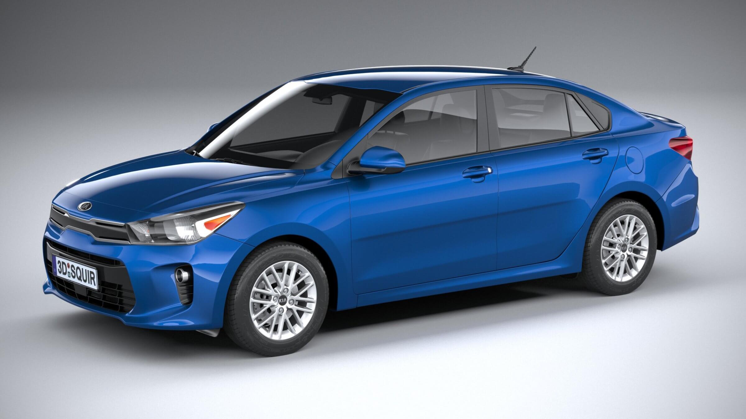 Kia Rio Sedan 2018-2020 3D Model by SQUIR