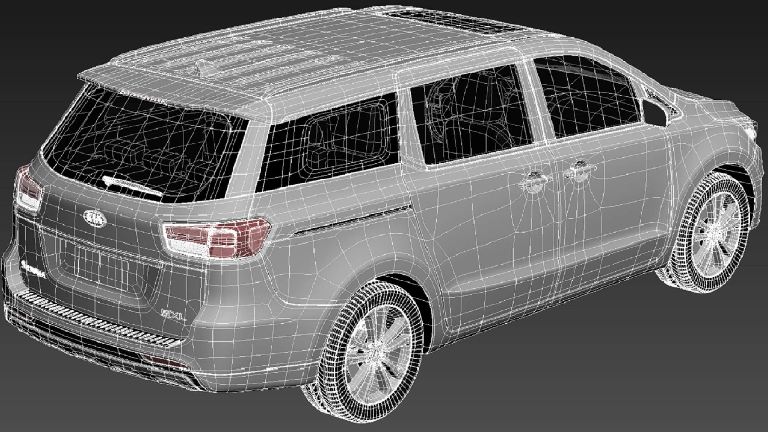 Kia Sedona 2015 - 3D Model by SQUIR