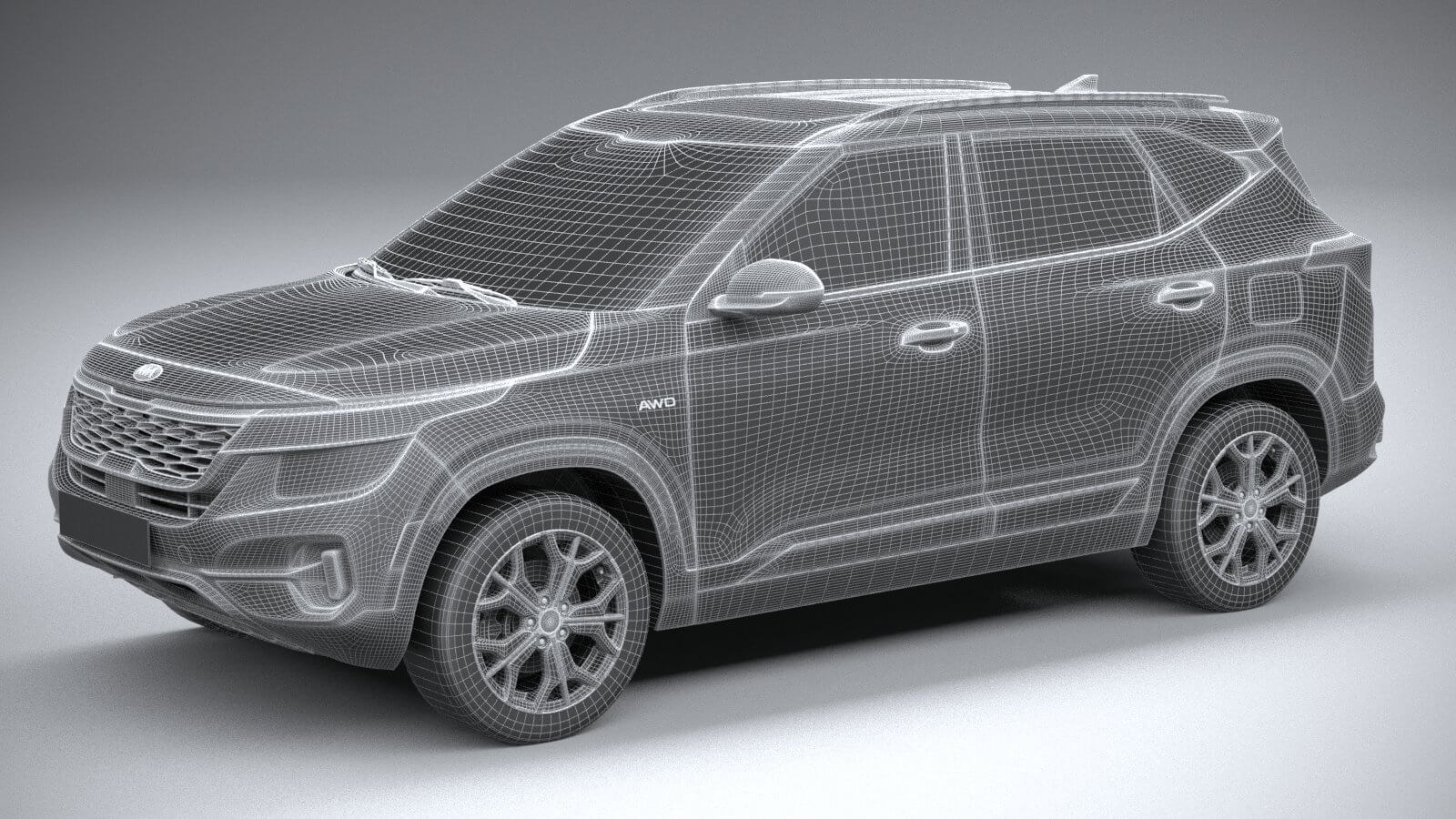 Kia Seltos 2021 - 3D Model by SQUIR