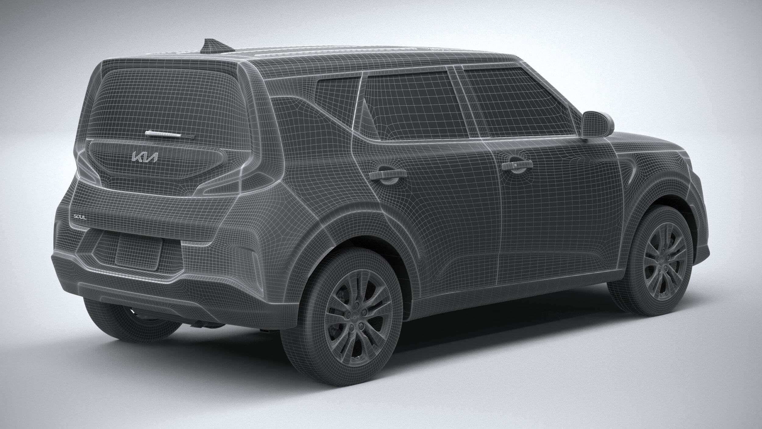 Kia Soul 2024 3d Model By Squir