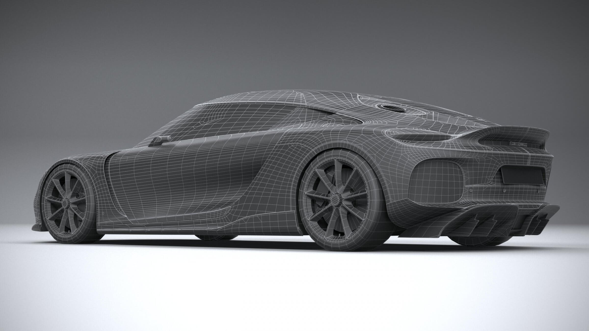 Koenigsegg Gemera 2021 Low Poly - 3D Model by SQUIR