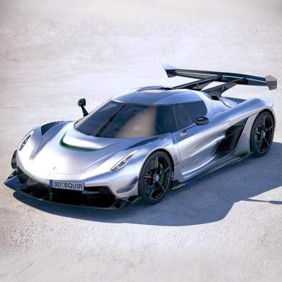 Koenigsegg Jesko 2020 - 3D Model by SQUIR