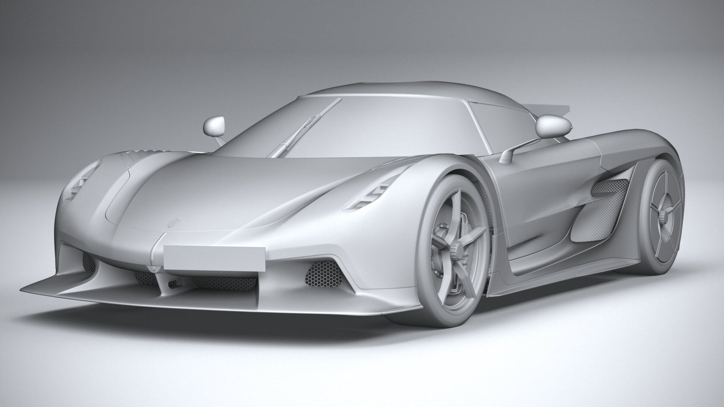 Koenigsegg Jesko Absolut 2020 - 3D Model by SQUIR