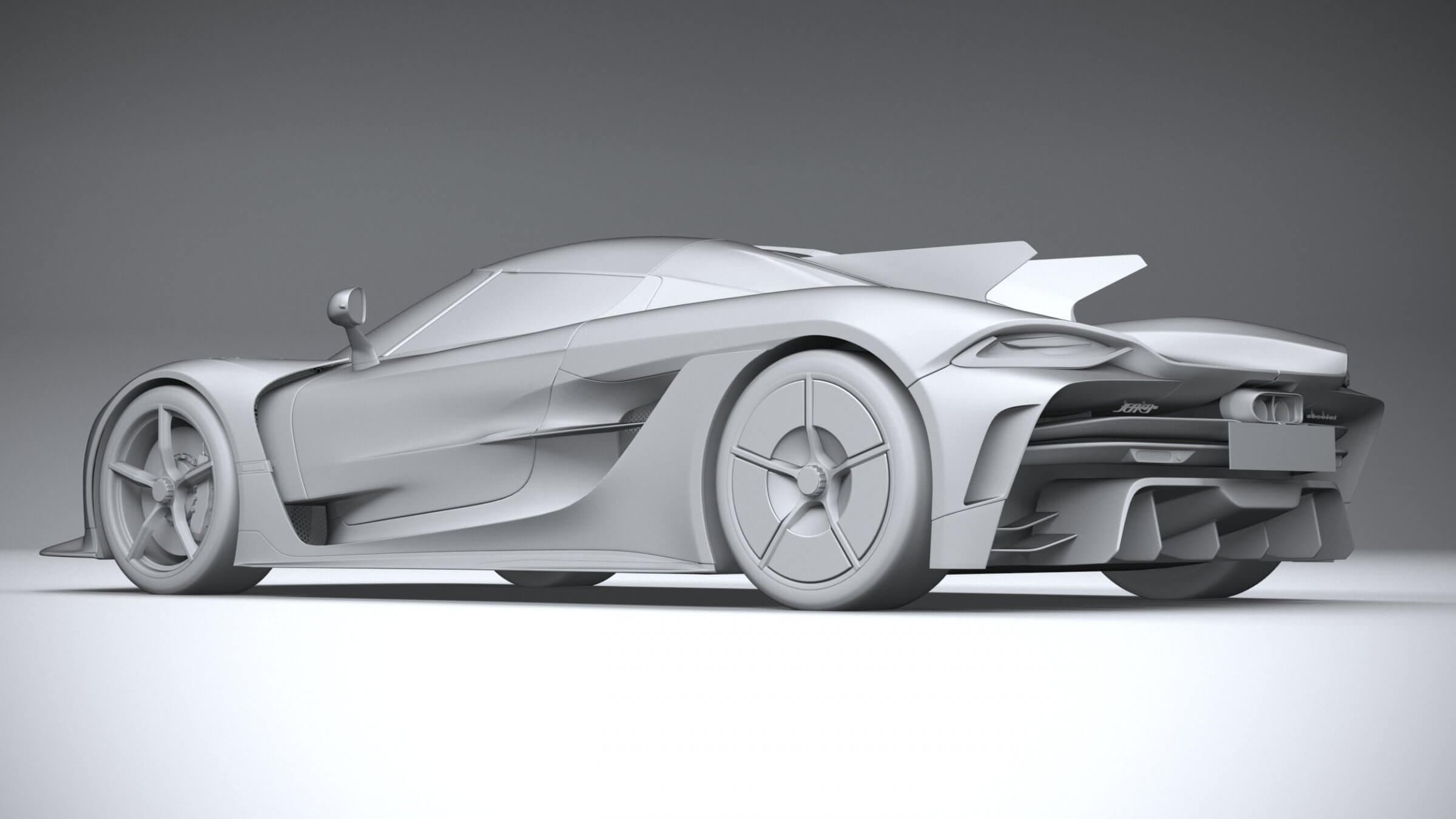 Koenigsegg Jesko Absolut 2020 - 3D Model by SQUIR