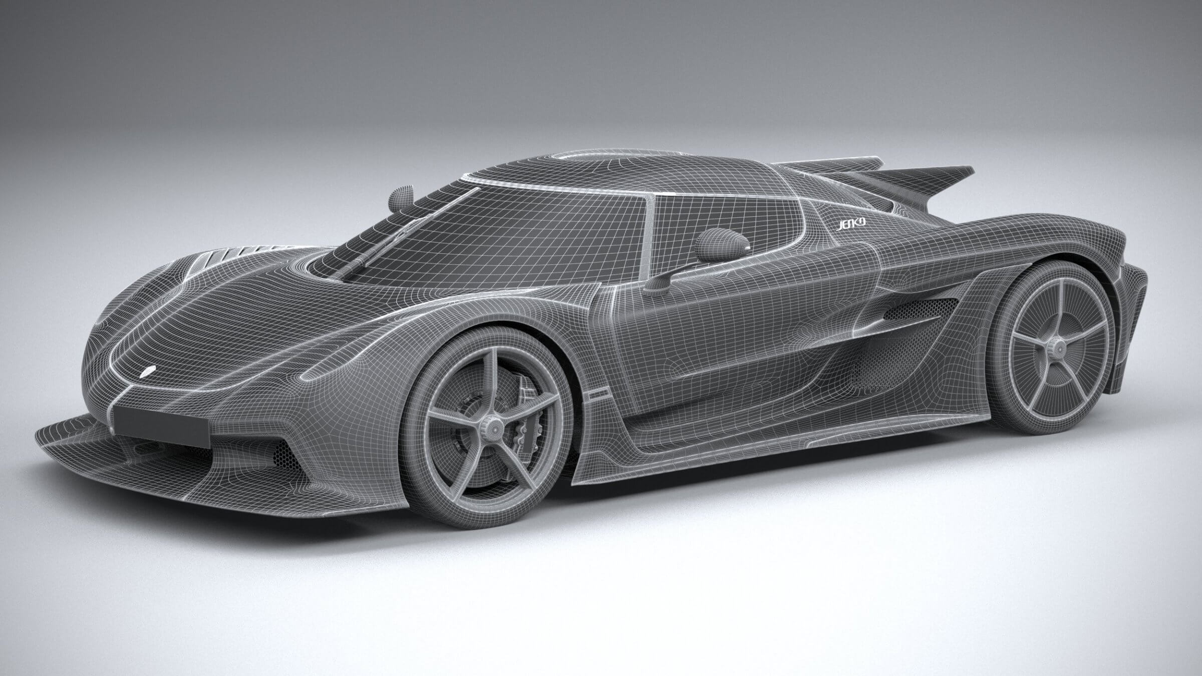 Koenigsegg Jesko Absolut 2020 - 3D Model by SQUIR