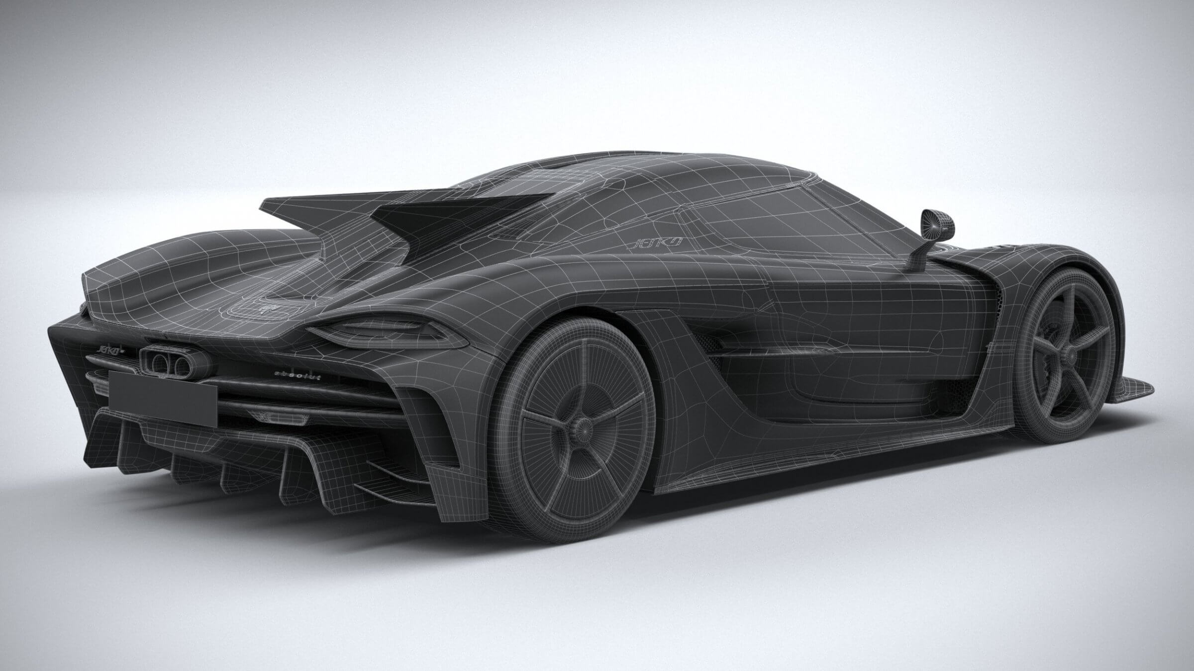 Koenigsegg Jesko Absolut 2020 - 3D Model by SQUIR